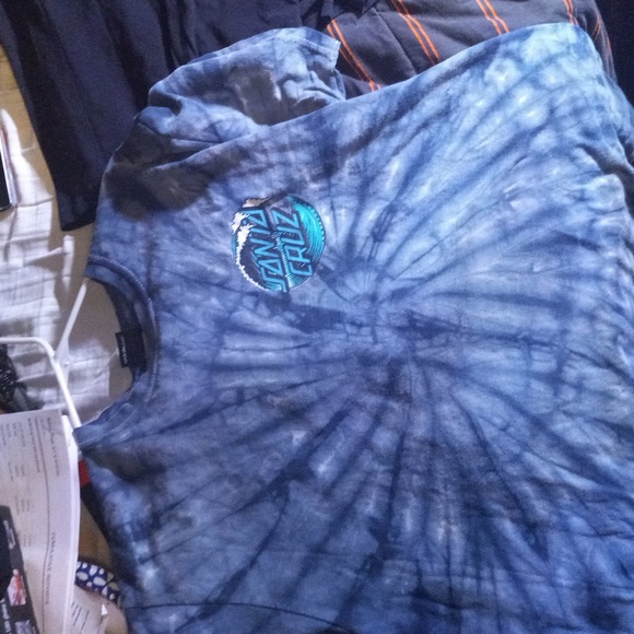 Santa Cruz Skateboards | Shirts | Mens L Tie Dye Santa Cruz Graphic ...